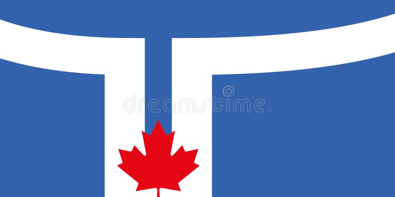 Official Flag of Toronto. City of Canada Stock Illustration ...