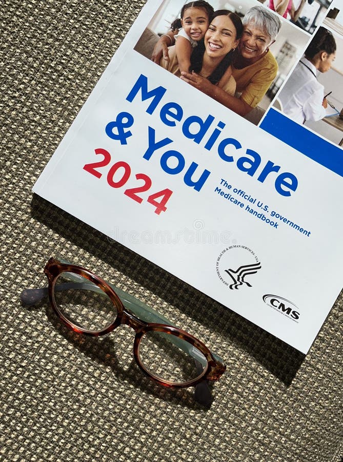 Closeup, 2024 Medicare and You Handbook for Medicare Recipients with a ...
