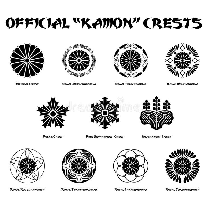 Kamon Crests Stock Illustrations – 8 Kamon Crests Stock Illustrations ...