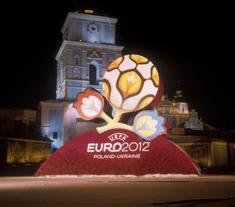 Official Logo for UEFA EURO 2012 Editorial Image - Image of uefa ...