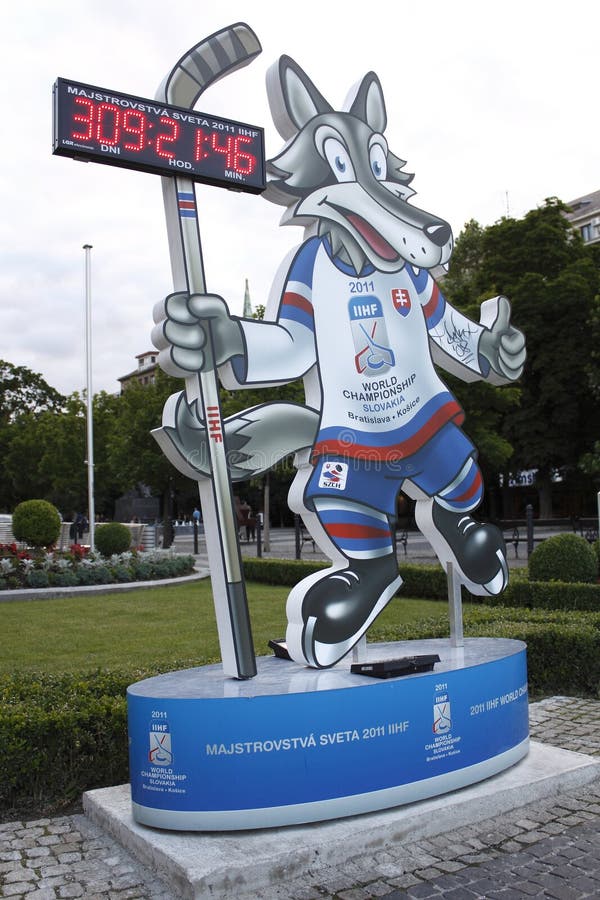 Official Mascot of Hockey Championship 2011 Editorial Image - Image of ...