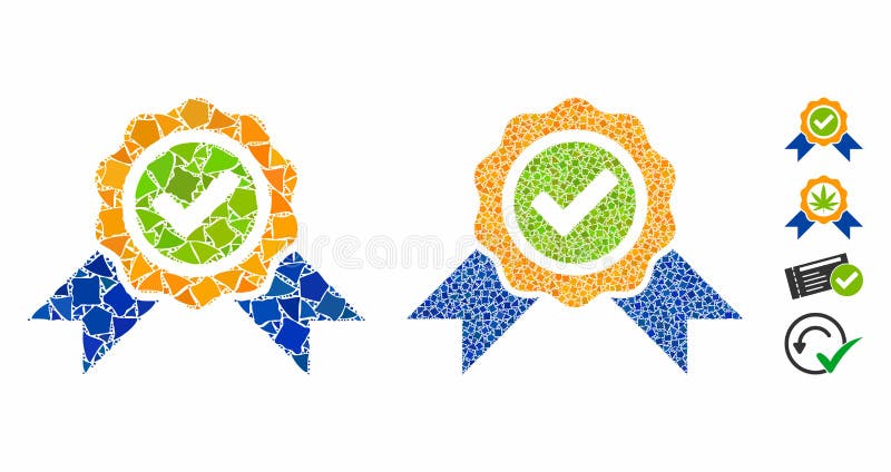 Official Mosaic Icon of Unequal Items Stock Vector - Illustration of ...