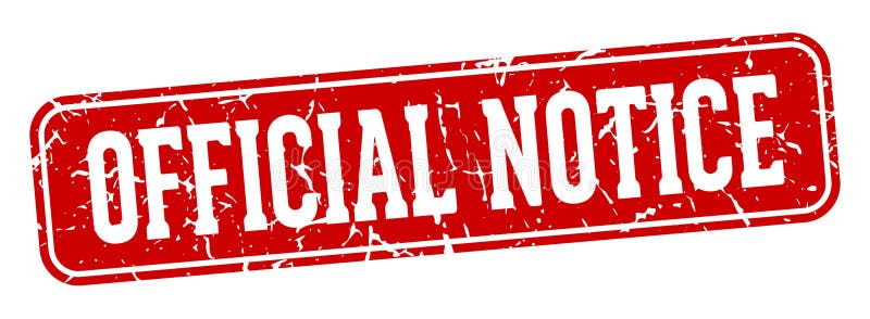Official Notice Label Stock Illustrations – 971 Official Notice Label ...