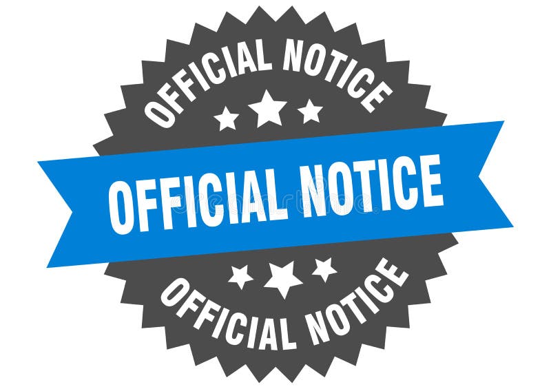 Official Notice Stock Illustrations – 1,332 Official Notice Stock ...