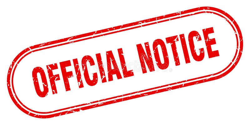 Official Notice Stock Illustrations – 1,332 Official Notice Stock ...