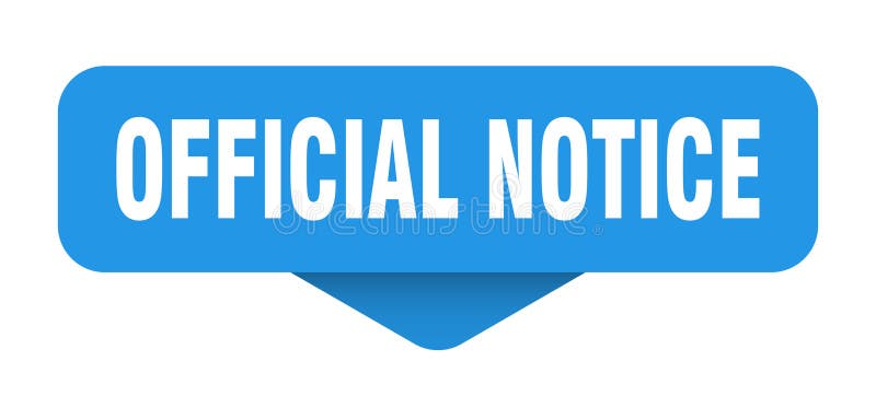 Official Notice Sticker Stock Illustrations – 323 Official Notice ...