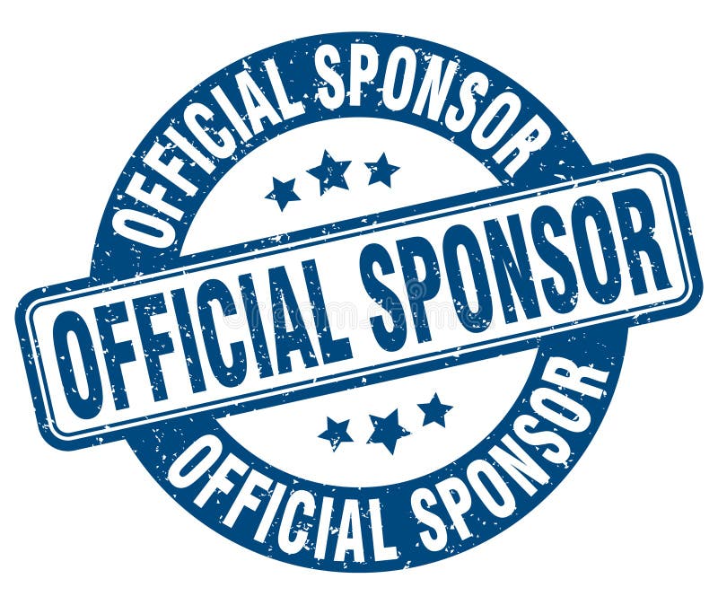 Sponsor stamp stock vector. Illustration of rubber, sticker - 99002271