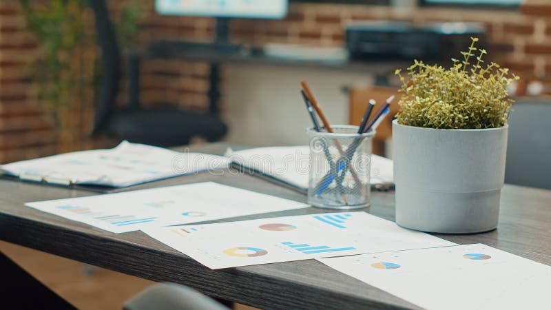 Official Startup Documents on Table Stock Image - Image of corporate ...