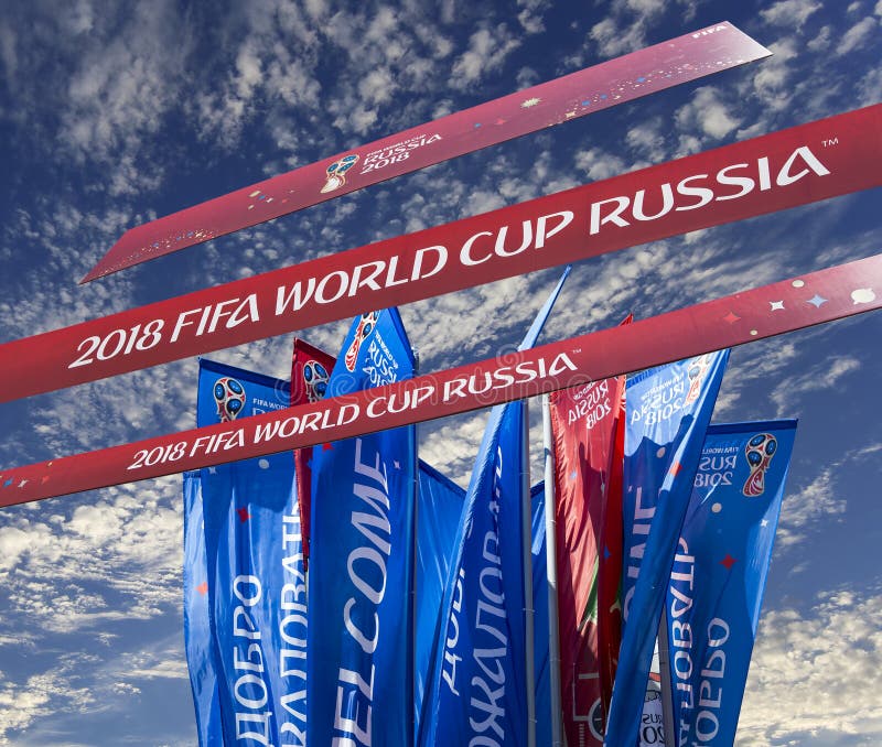 Official Symbols of the 2018 FIFA World Cup in Russia Editorial ...