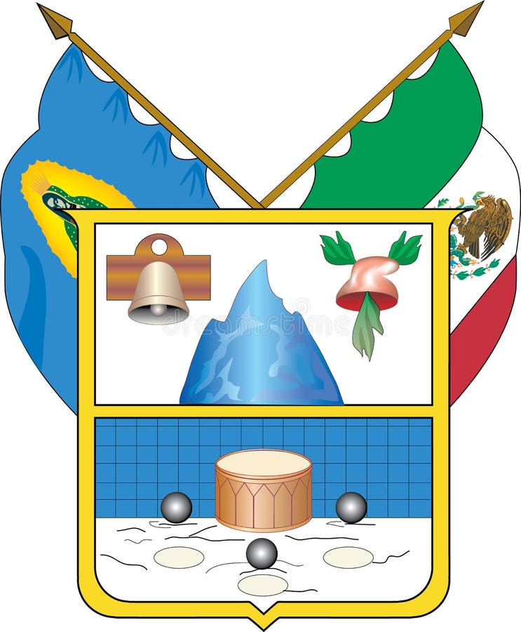 Map Mexican Hidalgo National Flag Stock Illustrations – 7 Map Mexican ...