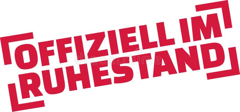 Offiziell Vektor Im Ruhestand Vektor Abbildung - Illustration von ...