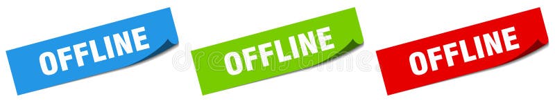 Offline Sticker Stock Illustrations – 647 Offline Sticker Stock ...