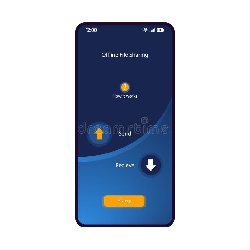 Offline Smartphone Screen, Woman Stop Digital Addiction, Vector ...