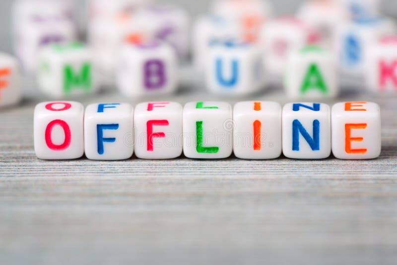 Offline stock photo. Image of share, grunge, internet - 5529084