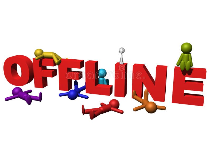 Offline People Figures Stock Illustrations – 6 Offline People Figures ...