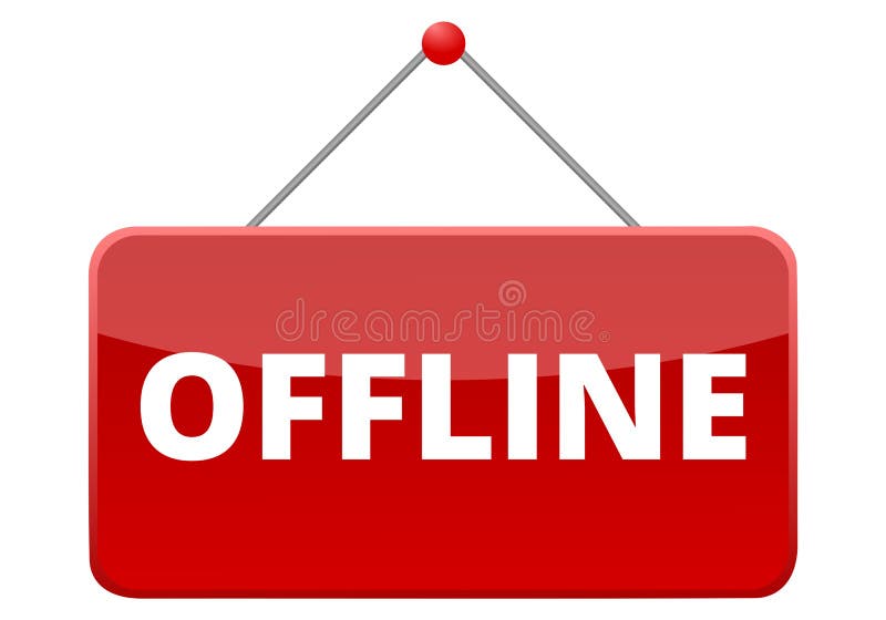 Offline Sign - Illustration Stock Illustration - Illustration of call ... Offline Sign - Illustration Stock Illustration - Illustration of call ...