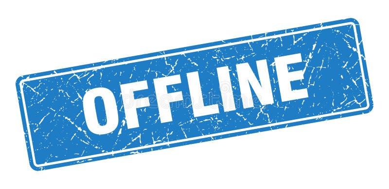 Offline Sign. Offline Grunge Stamp Stock Vector - Illustration of ...