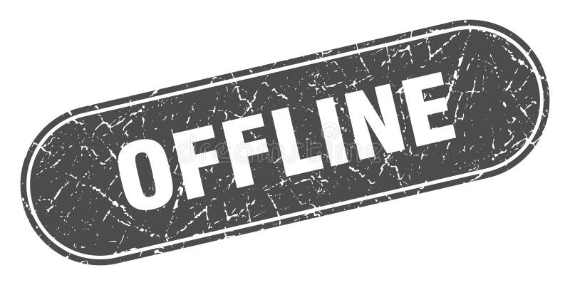 Offline Sign. Offline Grunge Stamp Stock Vector - Illustration of ...