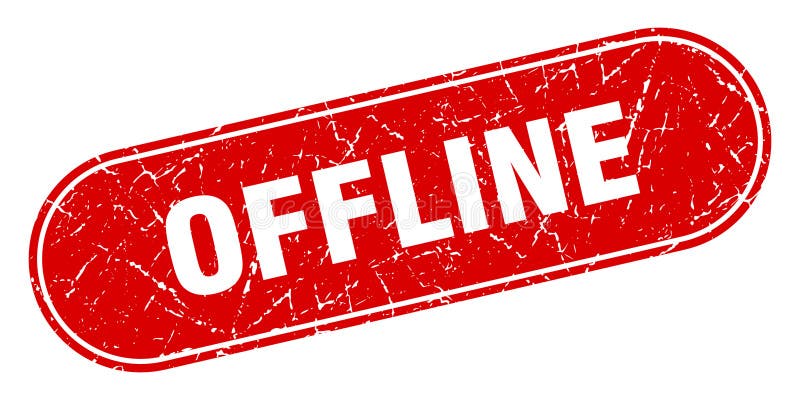 Offline Sign. Offline Grunge Stamp Stock Vector - Illustration of ...