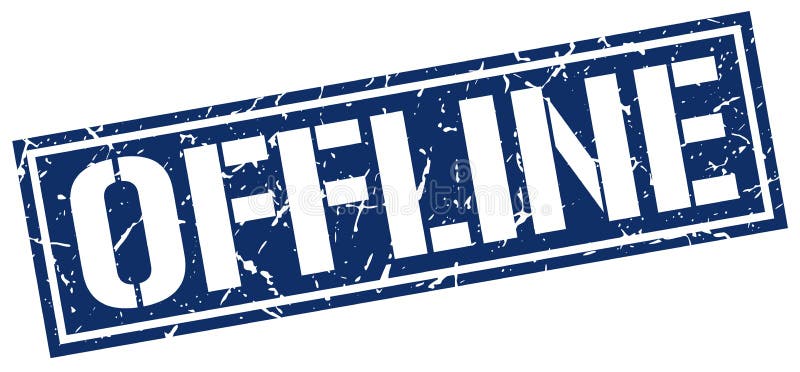 Offline stamp stock vector. Illustration of badge, offline - 120854059