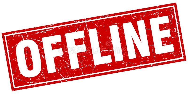 Offline square stamp stock vector. Illustration of white - 88512621