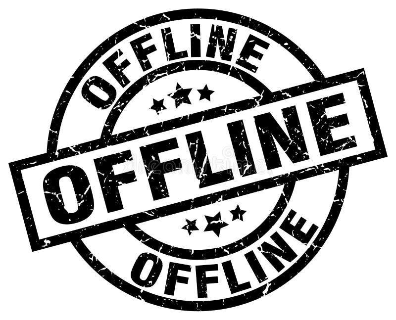 Offline stamp stock vector. Illustration of label, vintage - 122368192