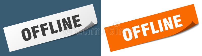 Offline red tag stock vector. Illustration of bubble - 118498109