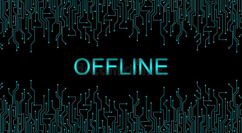 Offline Twitch Banner Background 16:9 for Stream. Offline High Computer ...