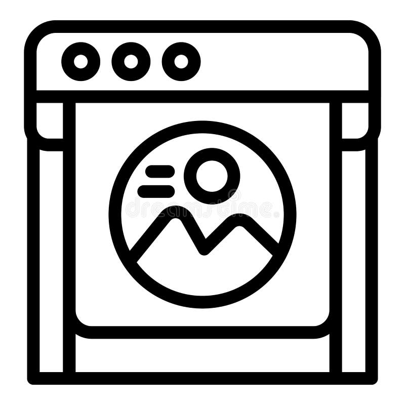 Offset Device Icon Outline Vector. Plotter Device Stock Vector ...