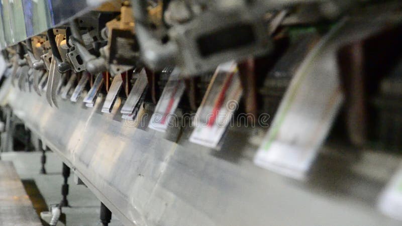 Webset Offset Print Shop Newspapers Stock Video - Video of headline ...