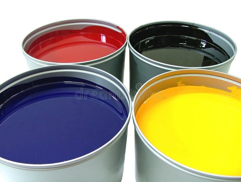 Offset printing ink stock image. Image of cmyk, color - 4552289
