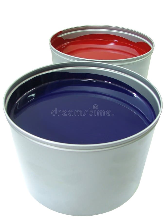 Offset printing ink stock photo. Image of printing, blue - 4552286