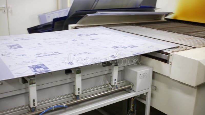 Offset Positive-acting Plate with Put Images on Stock Video - Video of ...