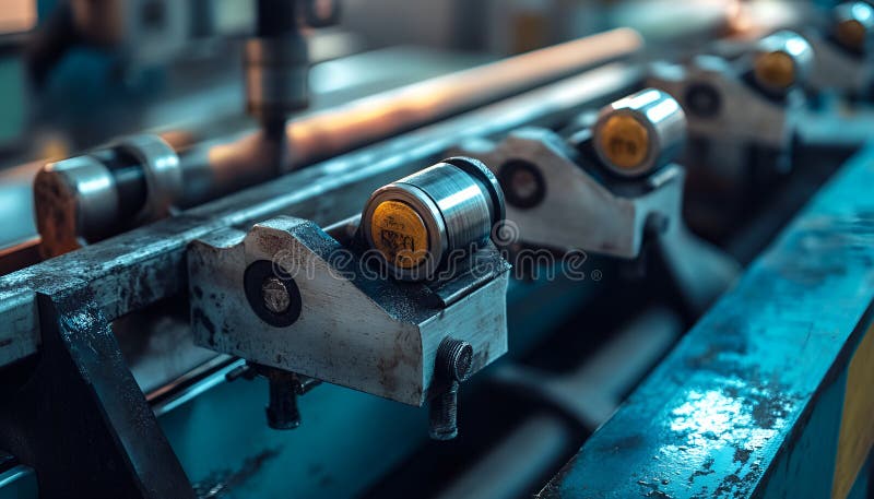 The Offset Press in the Production Process is in the Printing Factory ...