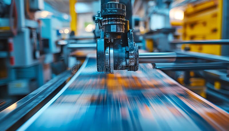 The Offset Press in the Production Process is in the Printing Factory ...