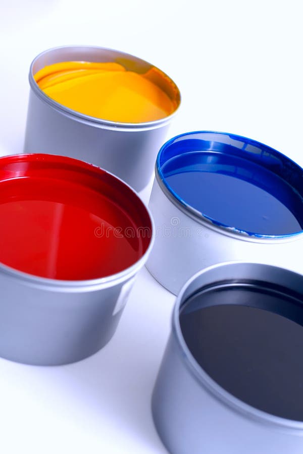 Offset printing ink stock photo. Image of publish, artistic - 4552252