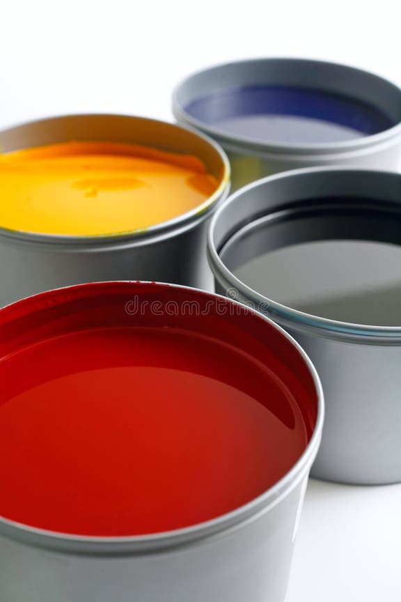 Offset printing ink stock image. Image of cmyk, color - 4552289