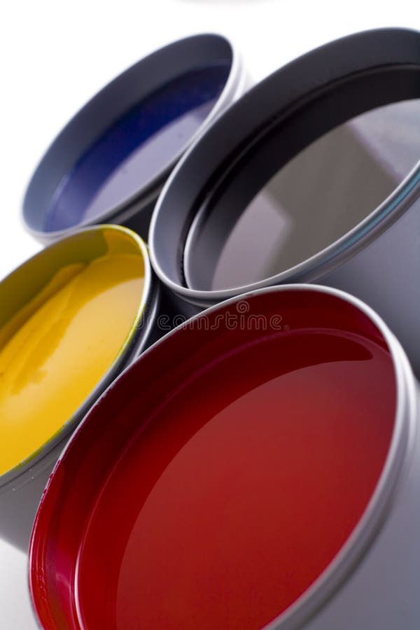 Offset printing ink stock image. Image of cmyk, color - 4552289