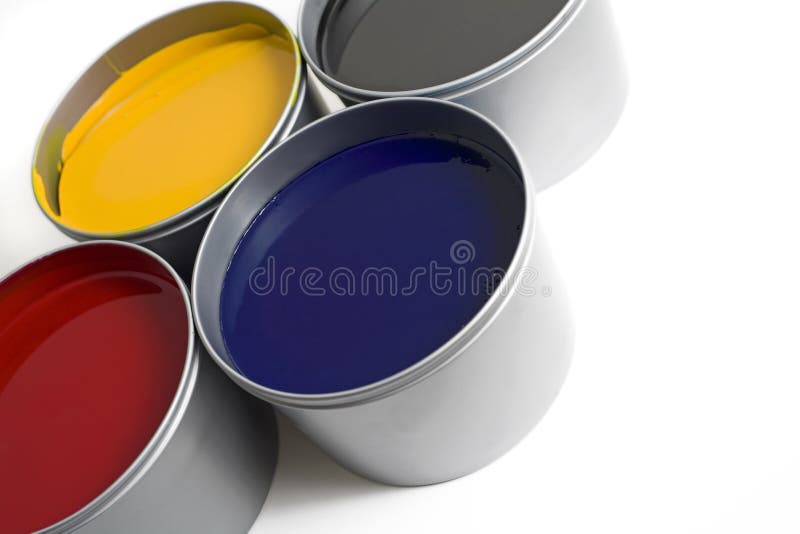 Offset printing ink stock image. Image of cmyk, color - 4552289