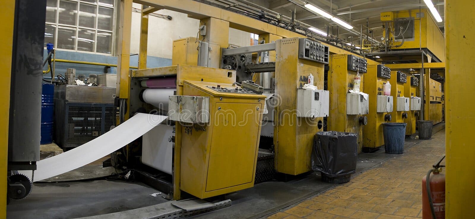 Offset machine stock image. Image of prepress, inking - 12905579