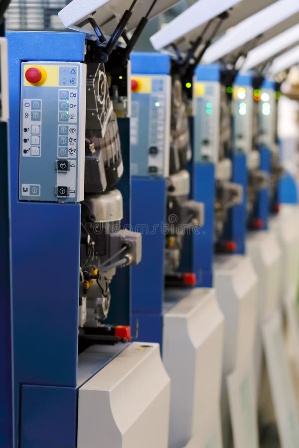 Offset Printing Machine stock image. Image of commerce - 32645687