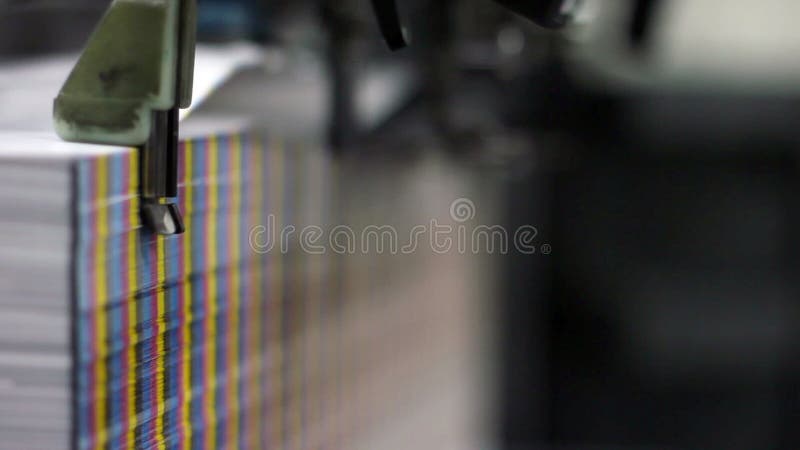 Offset Printing Machine stock video. Video of white - 240192809