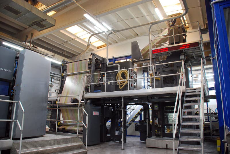 Printing press stock image. Image of publishing, commerce - 189805