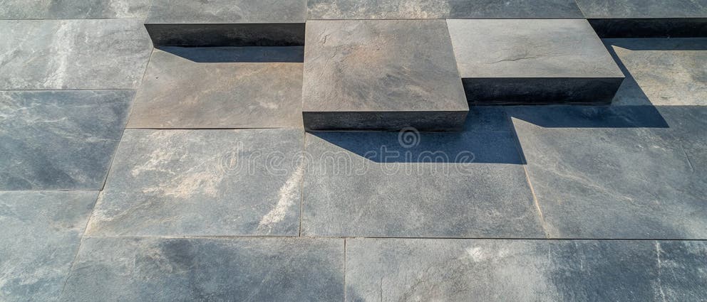 Offset Tile Pattern with Staggered Lines in a Contemporary Textured ...