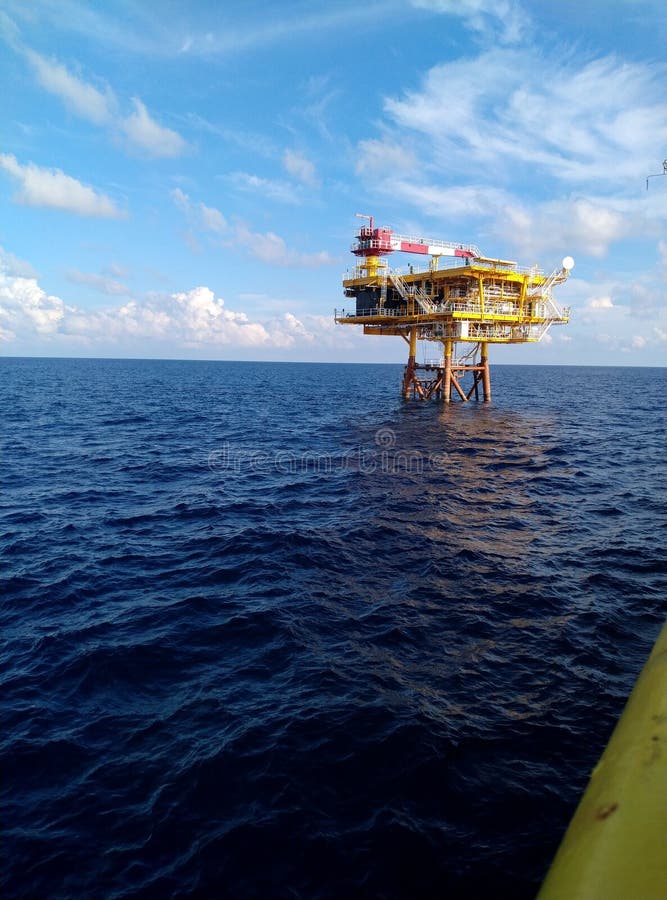 Offshore activity drilling stock photo. Image of drill - 304478244