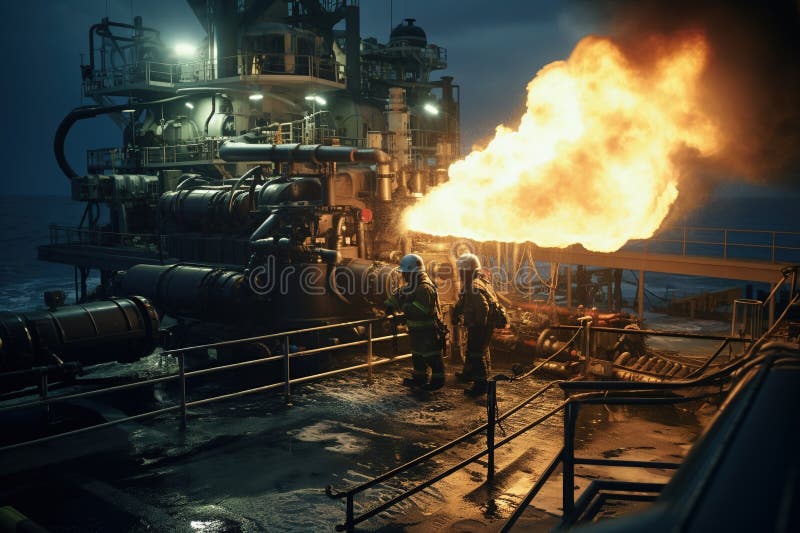 Offshore Construction Platform for Production Oil and Gas, Oil and Gas ...