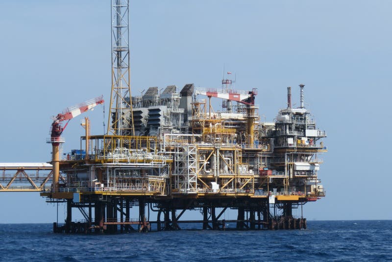 Offshore Construction Platform for Production Oil and Gas, Oil and Gas ...