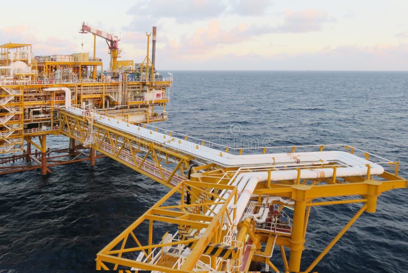 Offshore Construction Platform for Production Oil and Gas, Oil and Gas ...