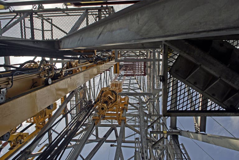 Offshore Derrick View stock photo. Image of metal, iron - 3125300