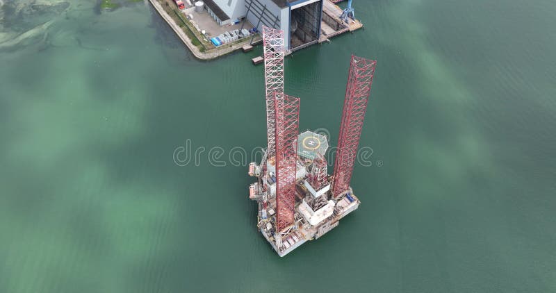 Offshore Drilling Platform. Self Elevating Platform Constellation Stock ...